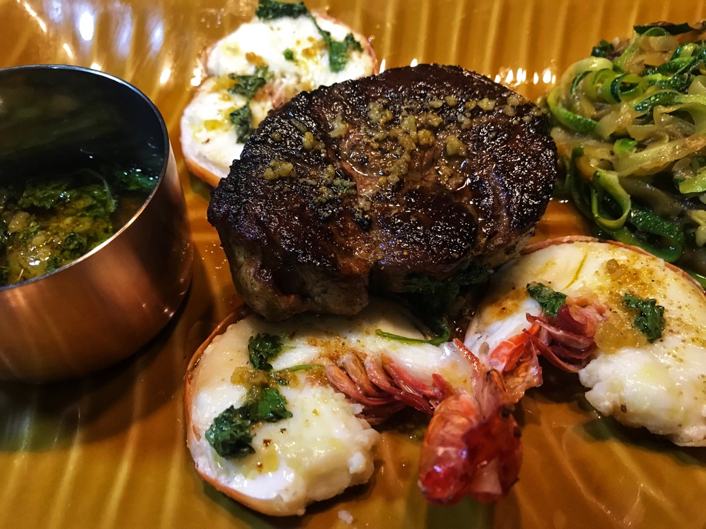 Filet Mignon And Shrimp